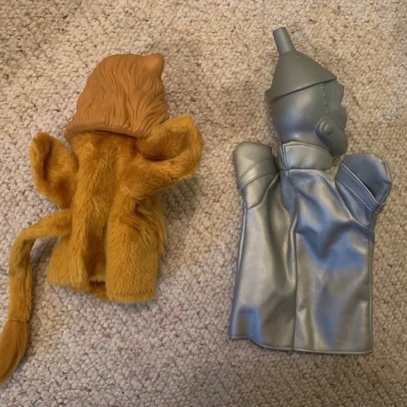 Other | Vintage 1988 Wizard Of Oz Hand Puppets Lion And Tin Man | Poshmark